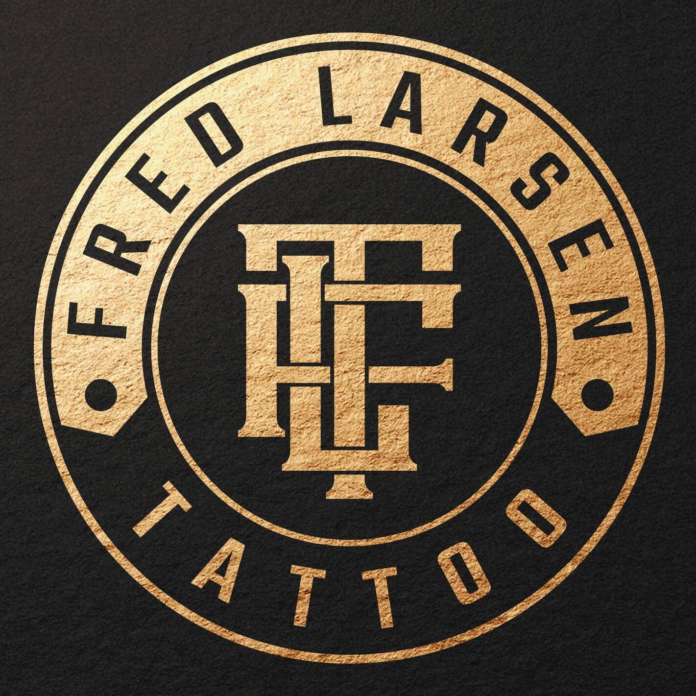 Fred Larsen TattooSanctum ink1614 Valle vista blv.PekinIllinois. USA 61554 logo